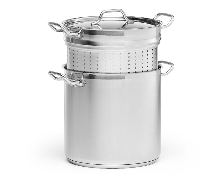 Pastakittel, med insats och lock - Patina - 8 liter | Kitche