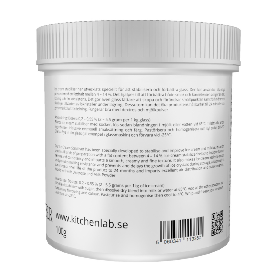 Ice Cream Stabiliser - Special Ingredients - 500 g | Kitchen